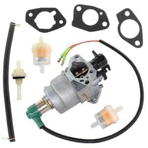 uspeeda carburetor & fuel filter for ust gg5500 gg7500n jf182 5500 7500 watts generator