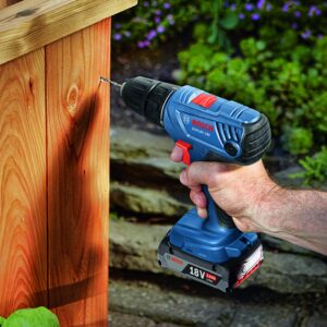 BOSCH 18V 2-Tool Combo Kit with 1/2 In. Compact Drill/Driver and 1/4 In. Hex Impact Driver GXL18V-26B22