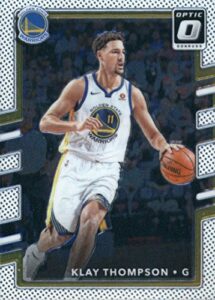 2017-18 donruss optic #49 klay thompson golden state warriors basketball card