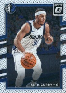 2017-18 donruss optic #32 seth curry dallas mavericks basketball card