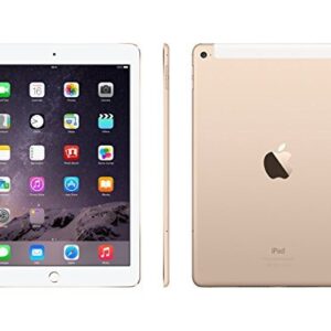 Apple iPad Air 2, 64GB, 4G + Wi-Fi - Gold (Renewed)