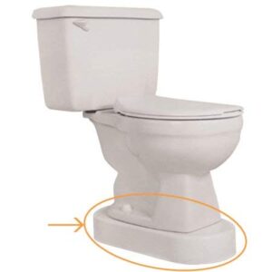 toilevator 51105 toilet riser, 500lb capacity, 11-1/2" width, 23" length, 3-1/2" height