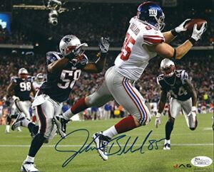 autographed 8x10 jake ballard new york giants photo jsa hologram