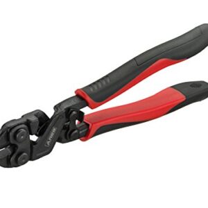 ARES 70664-8-Inch Mini Bolt Cutter - Chrome Moly Steel Construction & Induction Hardened Cutting Edges - Designed for Heavy Duty Wire, Bolt, Nail & Rivet Cutting