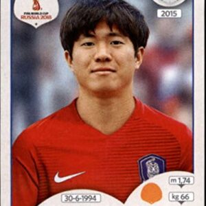 2018 Panini World Cup Stickers Russia #501 Kwon Chang-hoon Korea Republic Soccer Sticker