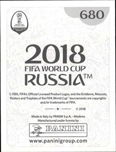 2018 Panini World Cup Stickers Russia #680 Pele Brazil Soccer Sticker