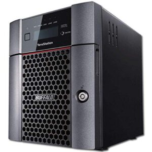 buffalo terastation 5410dn desktop nas 32tb (4x8tb) with hdd nas hard drives included 10gbe / 4 bay/raid/iscsi/nas/storage server/nas server/nas storage/network storage/file server