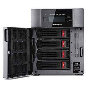 BUFFALO TeraStation 5410DN Desktop NAS 32TB (4x8TB) with HDD NAS Hard Drives Included 10GbE / 4 Bay/RAID/iSCSI/NAS/Storage Server/NAS Server/NAS Storage/Network Storage/File Server