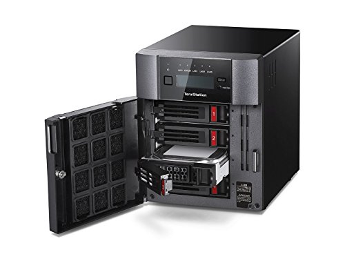 BUFFALO TeraStation 5410DN Desktop NAS 32TB (4x8TB) with HDD NAS Hard Drives Included 10GbE / 4 Bay/RAID/iSCSI/NAS/Storage Server/NAS Server/NAS Storage/Network Storage/File Server