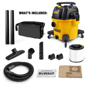 DEWALT DXV09P 9 gallon Poly Wet/Dry Vac, Yellow