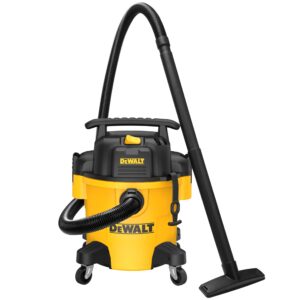 dewalt dxv10p 10 gallon poly wet dry vacuum yellow