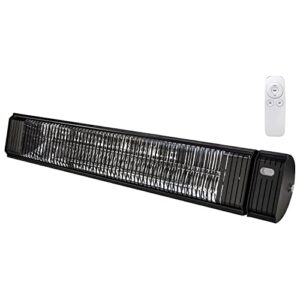 aura cf30240b 3000 watt radiant infrared heater - aura series, finish color: black