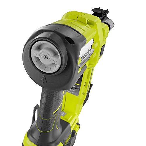 Ryobi 18 Volt Air Strike 5/8-2in Brad Nailer P320 + (2) Batteries P102 + Charger P118 (Renewed)