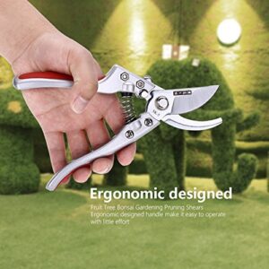 Fruit Tree Bonsai Gardening Pruning Shears Effort-Saving Pruners Scissors Hand Tools Professional Sharp Pruning Shears Tree Trimmers Secateurs Hand Pruner Garden Shears Clippers