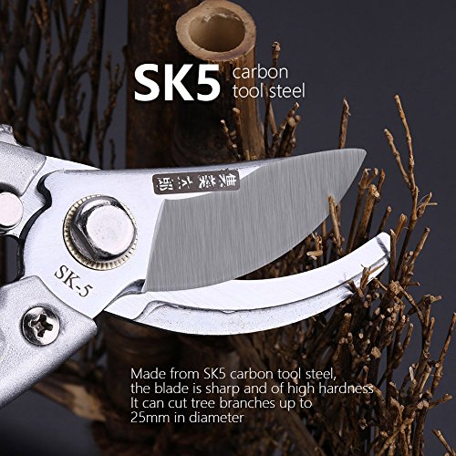 Fruit Tree Bonsai Gardening Pruning Shears Effort-Saving Pruners Scissors Hand Tools Professional Sharp Pruning Shears Tree Trimmers Secateurs Hand Pruner Garden Shears Clippers