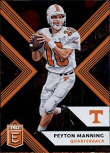 2018 panini elite draft picks #80 peyton manning tennessee volunteers football card