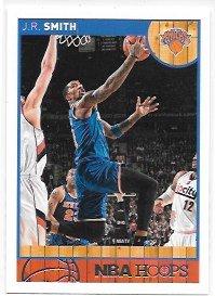 j.r. smith 2013-14 hoops new york knicks card #187