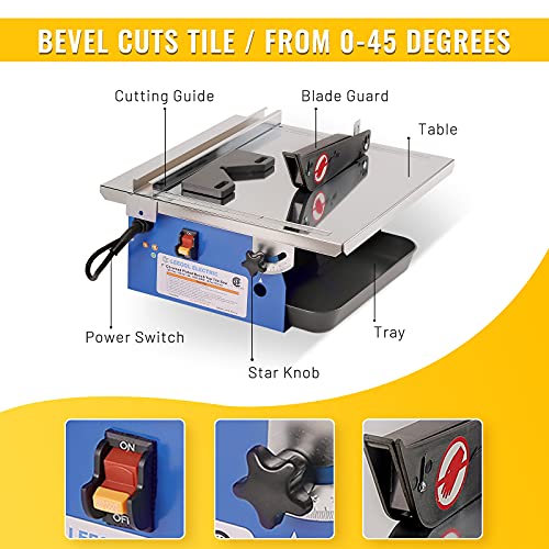 Leegol Electric 7in. Wet Tile Saw (wet tile saw 1)