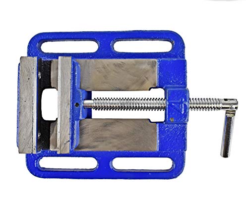 Yost Vises LDPV-6 Drill Press Vise | 6 Inch Jaw Width Portable Vise | Blue