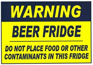 beer fridge magnet (2 1/2 x 3 1/2 inches)