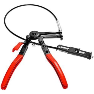 24" flexible hose clamp pliers locking tool fuel oil water 2ft long reach