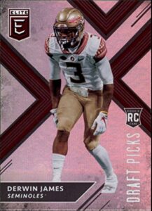 2018 panini elite draft picks #129 derwin james rc rookie