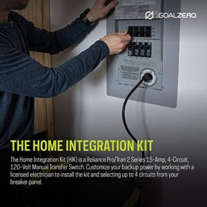 Goal Zero Yeti Home Integration Kit Transfer Switch, Powers up to 4 Circuits