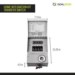 Goal Zero Yeti Home Integration Kit Transfer Switch, Powers up to 4 Circuits