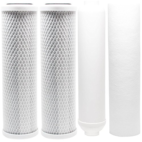 Compatible Filter Kit for Proline Proline Plus RO System - Includes Carbon Block Filters, PP Sediment Filter & Inline Filter Cartridge