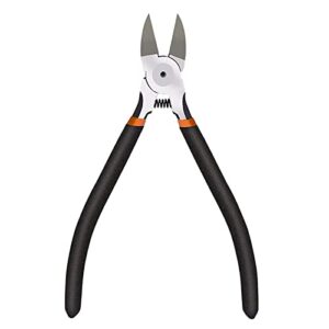 boenfu wire cutters heavy duty flush cutters 6 inch side cutters pliers for crafting, jewelry making, artificial flowers, black