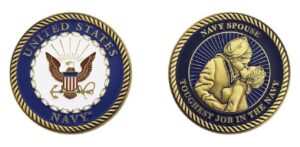 us navy spouse coin