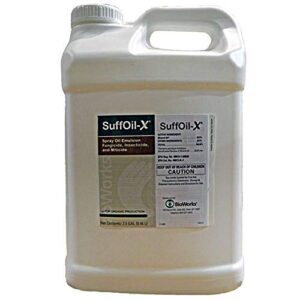 bioworks suffoil-x 2.5 gallon jug - insecticide/miticide/fungicide omri