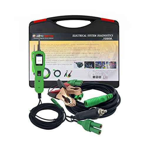 Outzone YD208 Multifunction car Diagnostic Instrument, Circuit Tester, Circuit Voltage Detection, with LED Flashlight, Suitable for All Cars, Instead of multimeter 12V-24V