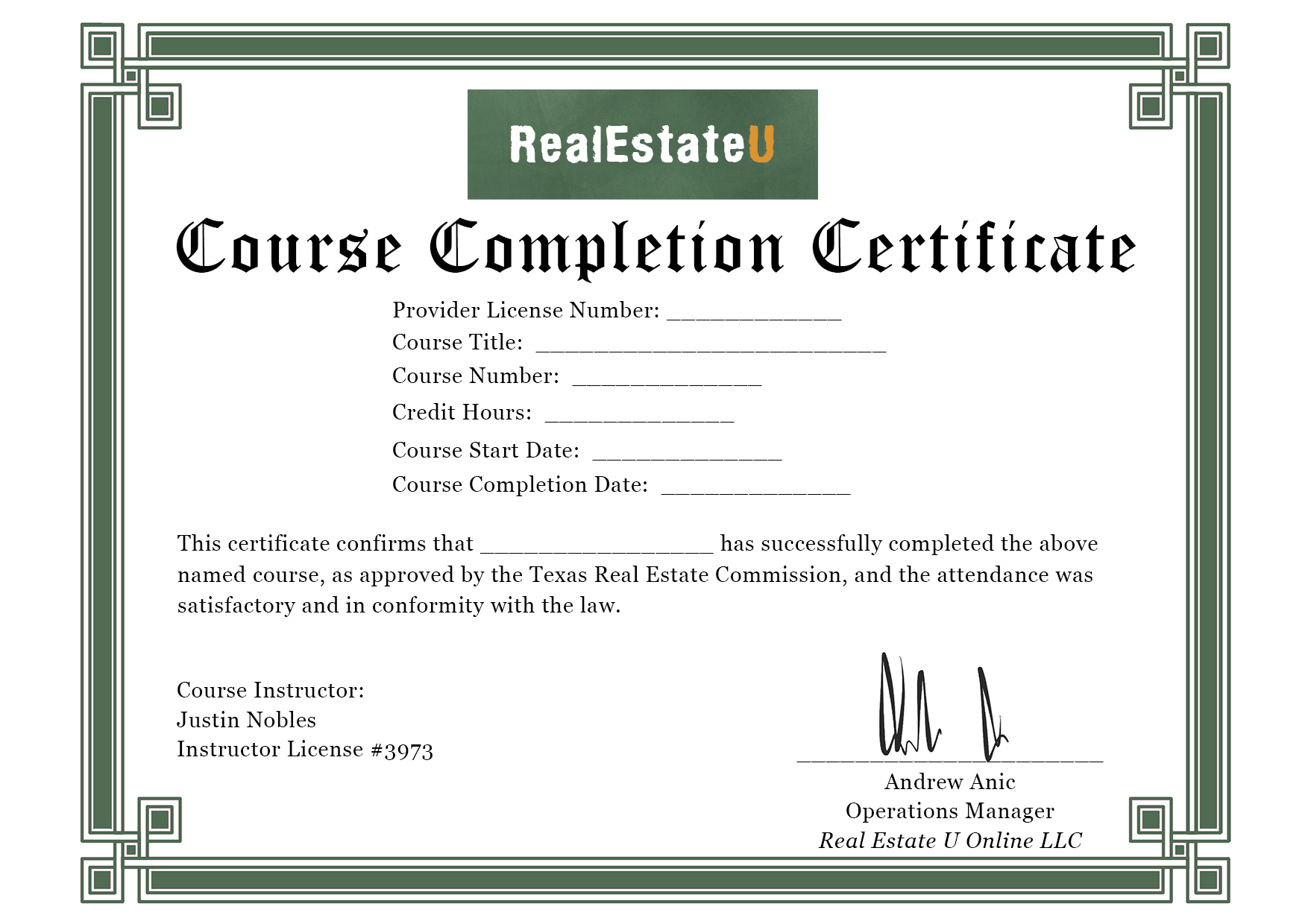 180-Hour Texas Real Estate Salesperson License Course (Online Course) [Online Code]