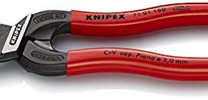 KNIPEX 71 01 160 CoBolt® S Compact Bolt Cutters plastic coated black atramentized 160 mm