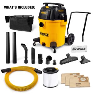 DEWALT DXV16PA 16 gallon Poly Wet/Dry Vac/Acc,Yellow