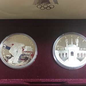 1983 S 1984 Silver Olympic Dollars Comes in the Original Packing from the Mint Proof