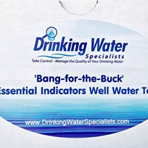 'Bang-for-the-Buck' Essential Indicators Well Water Test | Well Water Test Kit | Bacteria, Metals, Inorganics, Volatile Organic Compounds