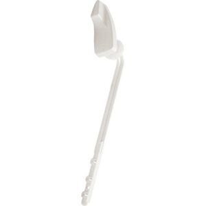 Home Repair Parts Toilet Tank Lever Handle for Gerber Gravity Flush - White Plastic