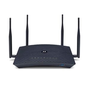 motorola ac2600 4x4 wifi smart gigabit router with extended range, model mr2600