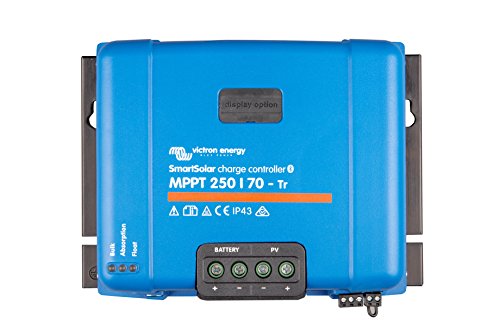 Victron Energy SmartSolar MPPT Tr 250V 70 amp 12/24/36/48-Volt Solar Charge Controller (Bluetooth)