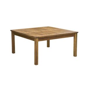 christopher knight home perla outdoor acacia wood coffee table, teak finish ,brown