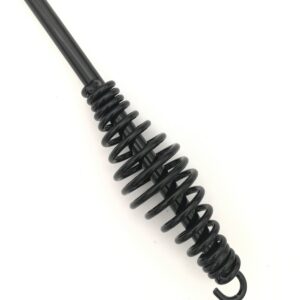 VASTOOLS Welding Chipping Hammer with Coil Spring Handle,10.5",Cone and Vertical Chisel/ 10" Wire Brush(Free), Black