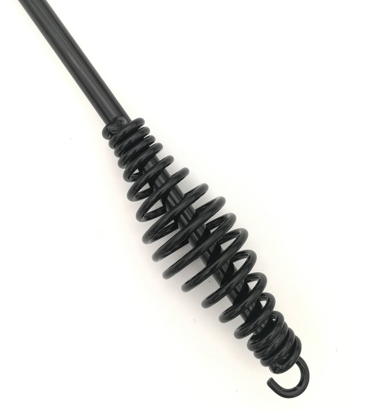 VASTOOLS Welding Chipping Hammer with Coil Spring Handle,10.5",Cone and Vertical Chisel/ 10" Wire Brush(Free), Black