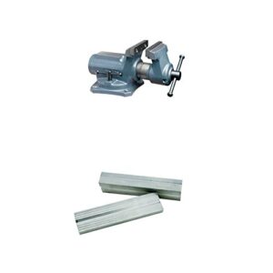 wilton 63248 sbv-100, super-junior vise, swivel base with a-4, aluminum jaw cap, 4" jaw width