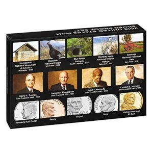 2015 S U.S. Mint Silver Proof Set - 14 Coins - OGP Superb Gem Uncirculated