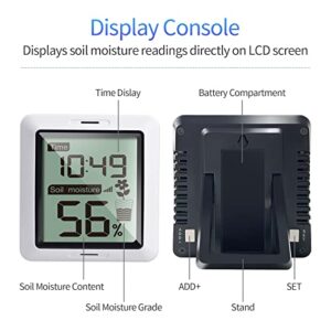 ECOWITT WH0291 Soil Moisture Tester Plant Soil Moisture Sensor Meter with Digital LCD Display