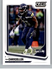 2018 score #298 kam chancellor seattle seahawks football card