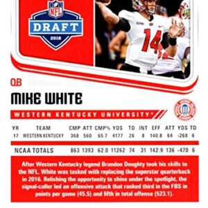 2018 Score #357 Mike White Western Kentucky Hilltoppers Rookie RC Football Card