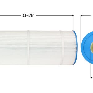 Pureline Pool Replacement Cartridge Filter, 100 Sq Ft, PL0126, Compatible with Jandy CS100